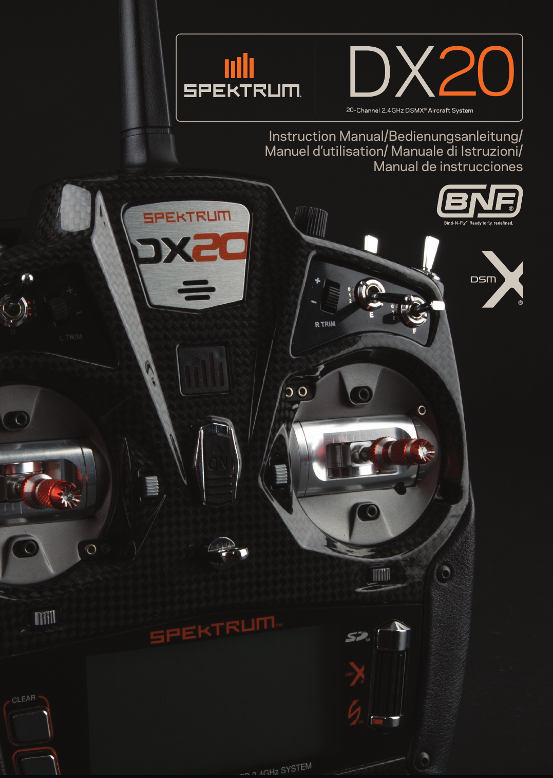 Spektrum SPM20000 DX20 20-Channel DSMX Transmitter Owner's Manual | Manualzz