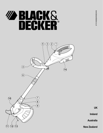 Black & Decker GLC2500L Cordless string trimmer type h1 Instruction ...