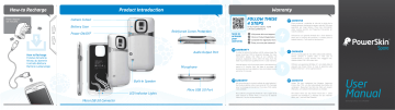 PowerSkin power bank SP2200 BK│GD│BL│WE User Manual | Manualzz