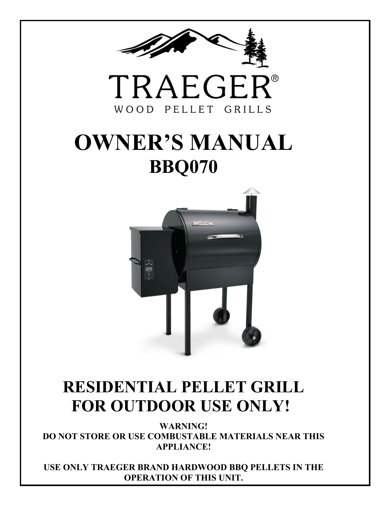 Traeger Model Bbq07e Manual Steep Discounts | www.oceanproperty.co.th