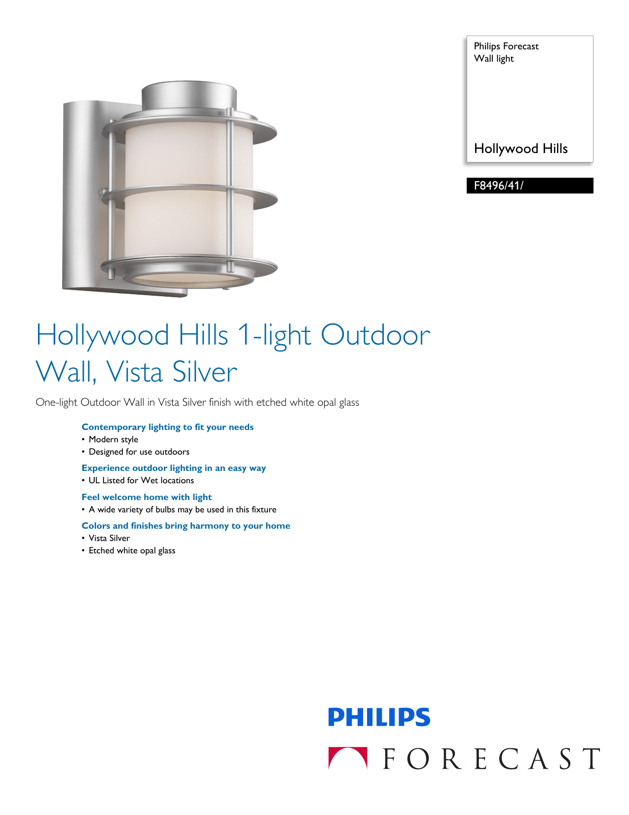 Philips Forecast Lighting Hollywood Hills | Shelly Lighting