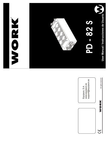 Manual de Usuario Equipson PD 82 S | Manualzz