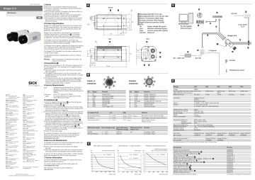 SICK Ranger E/D 3D Camera Quickstart | Manualzz