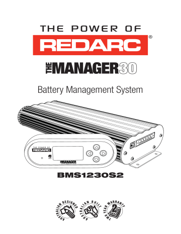 Redarc BMS1230S2 manual | Manualzz
