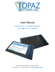 Topaz T-S460-HSB-R Input Device User Manual | Manualzz