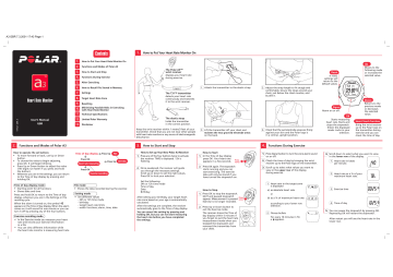 Polar A3 User's Manual | Manualzz