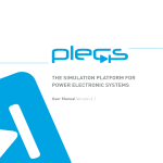Plexim PLECS Blockset and PLECS Standalone - User Manual Version 4.0 | Manualzz