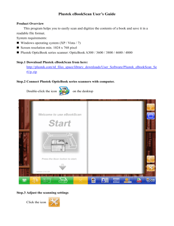 eBook Scanner OpticBook A300 User's Guide | Manualzz