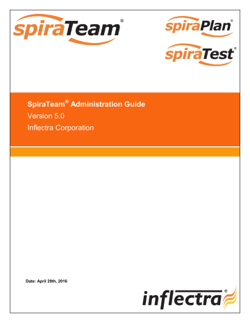 SpiraTeam Administration Guide Version 5.0 | Manualzz