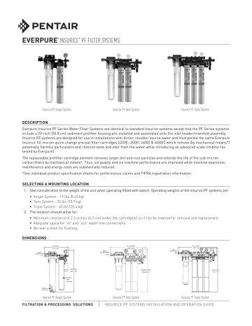 Everpure EV932421 Insurice Single with Pre-Filter Commercial Ice ...