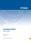 Template Editor User's Guide | Manualzz