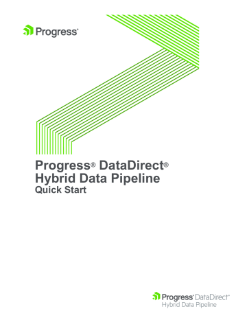 Progress Hybrid Data Pipeline Quick Start | Manualzz