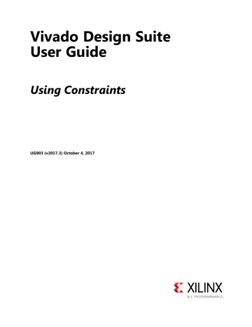 Vivado Design Suite Using Constraints User Guide | Manualzz