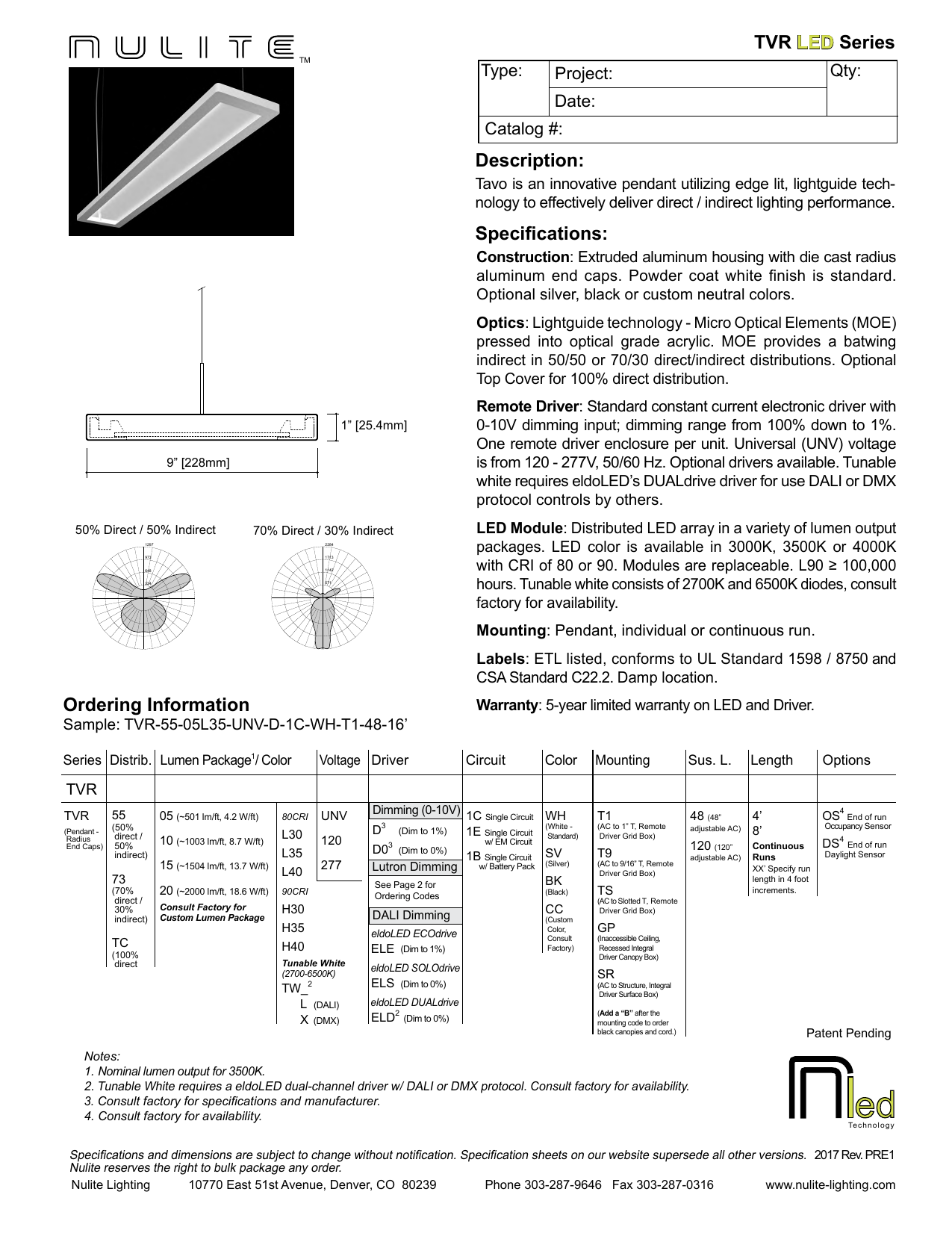 Nulite Lighting Regolo | Shelly Lighting