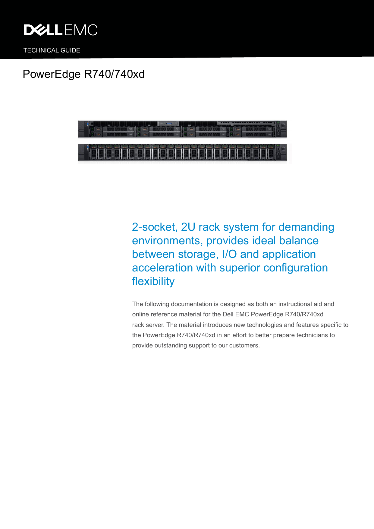 Dell PowerEdge R740 and R740xd Technical Guide | Manualzz