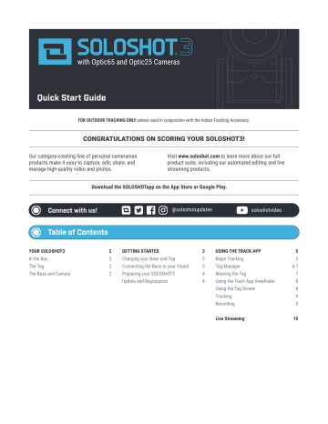 Soloshot 3 Quick start manual | Manualzz