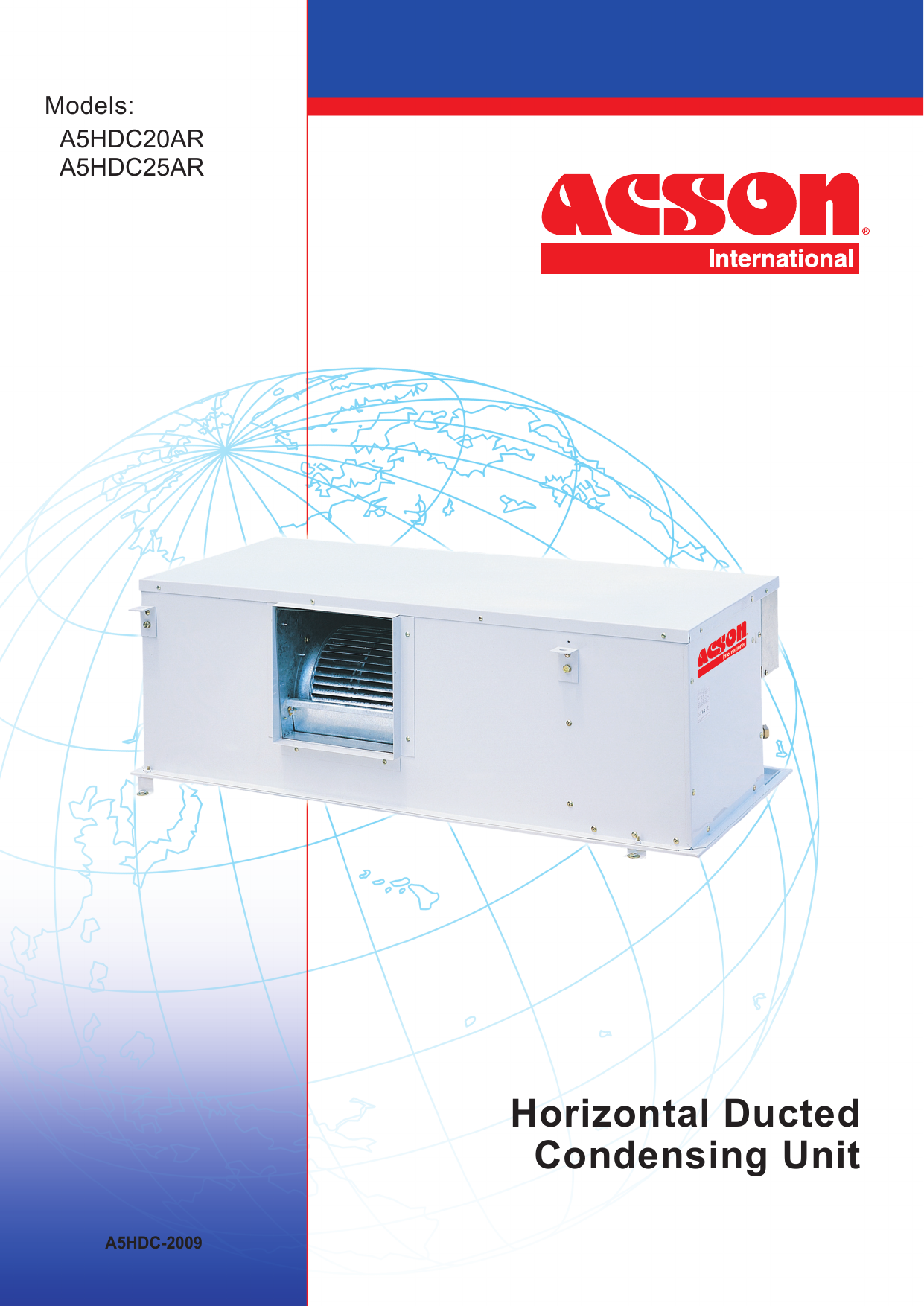 Acson international A5HDC20AR manual | Manualzz