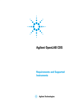 Agilent OpenLAB CDS - User manual, installation Guide, User Guide