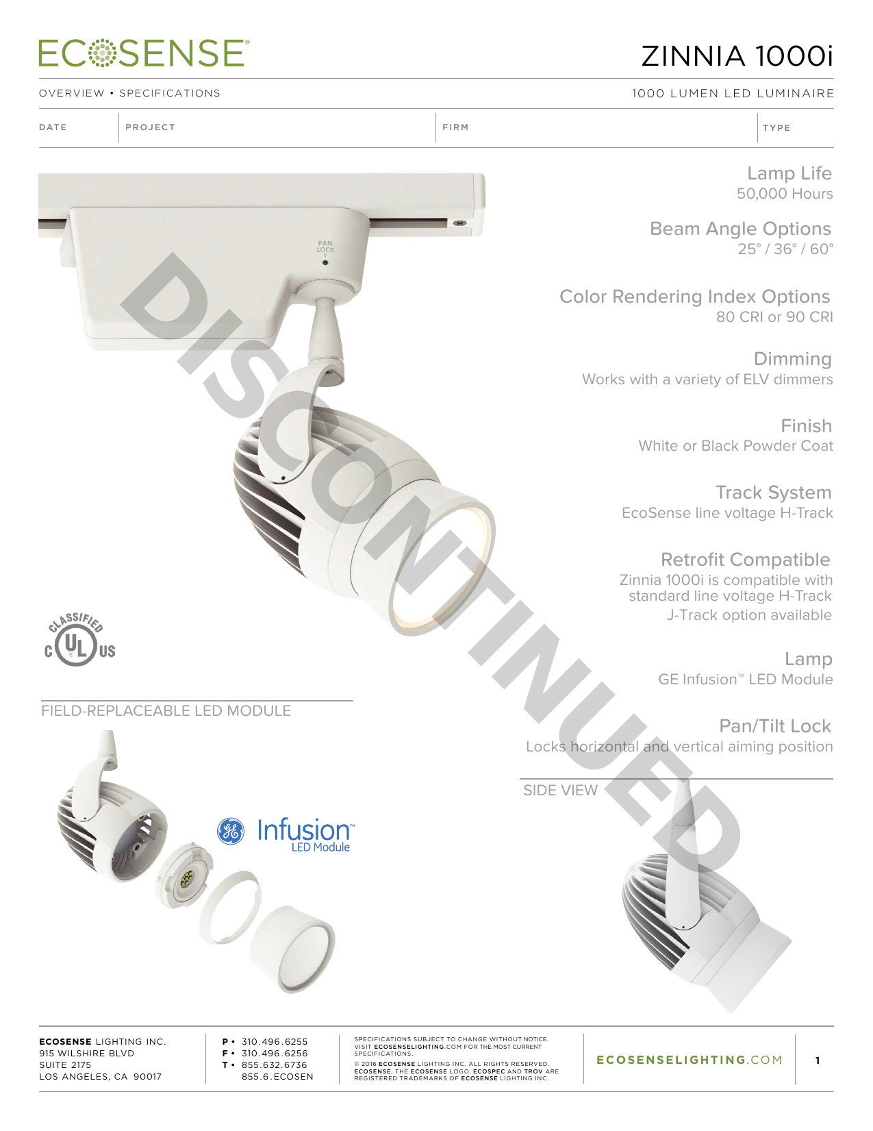 Ecosense Lighting L50 E | Shelly Lighting