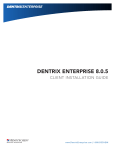 Dentrix Enterprise 8.0 7 User's Guide | Manualzz