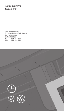 DEVI Room Sensor devilink RS Installation Manual | Manualzz