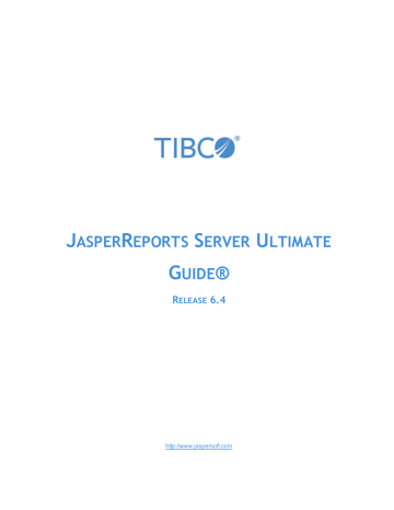 JasperReports Server 6.4 Ultimate Guide | Manualzz