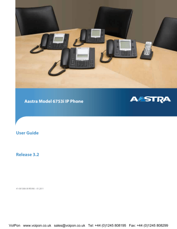 Aastra 6753i IP Phone User Guide | Manualzz