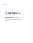 Cerberus User Guide - NOV CTES | Manualzz