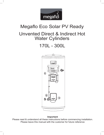 Heatrae Sadia Megaflo Eco Solar PV Ready Indirect Installation Manual | Manualzz