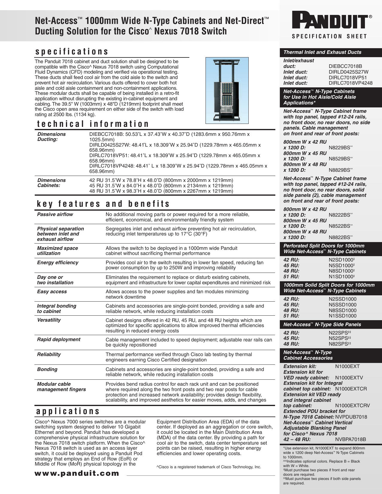 Panduit Cabinet Dimensions | Cabinets Matttroy