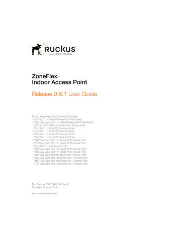 Ruckus Wireless ZoneFlex 7363 User manual | Manualzz