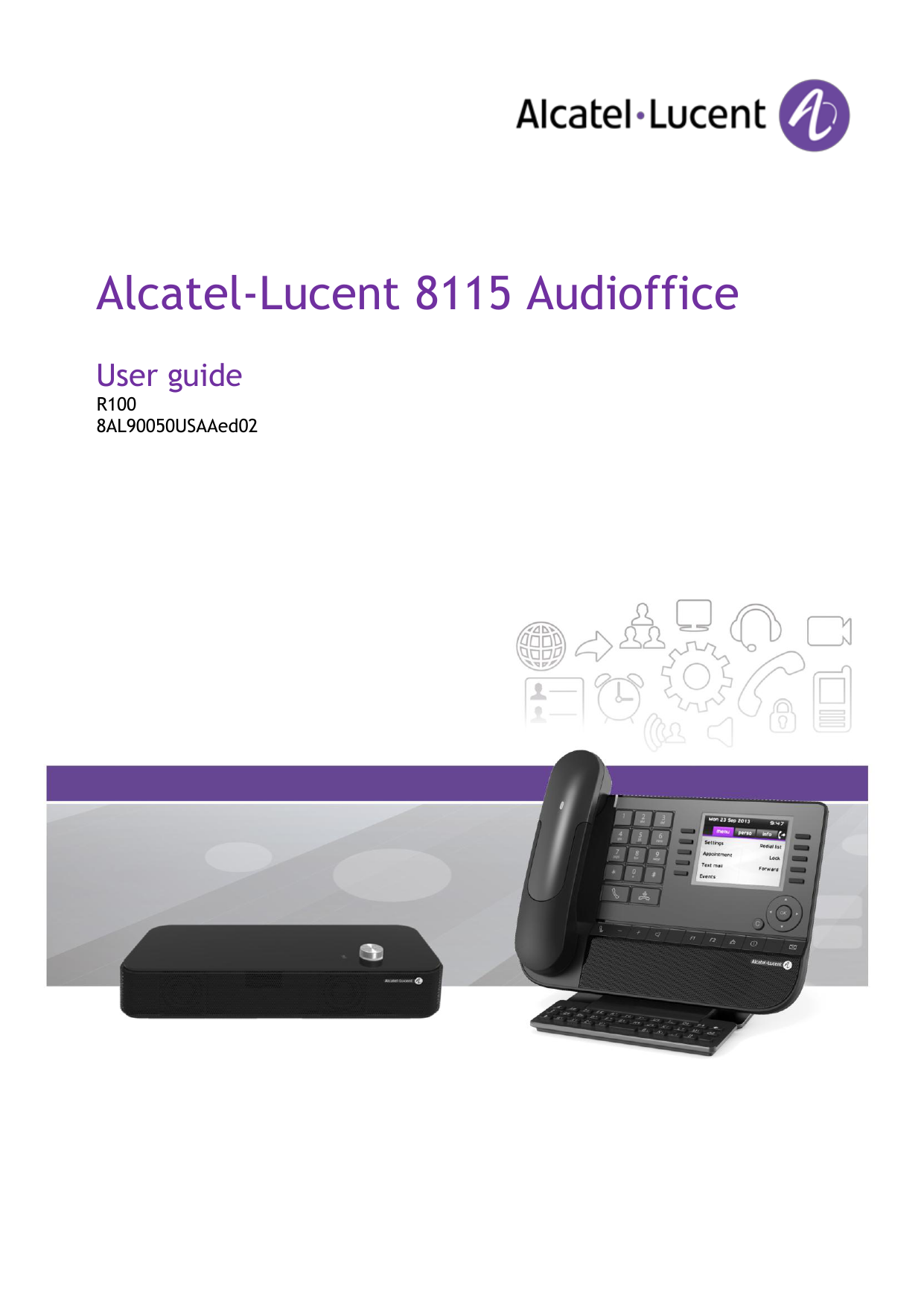 Alcatel-Lucent Audioffi ce 8115 User manual | Manualzz