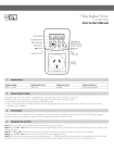 Digital Timer Slimline D817SLIMDP Instruction Manual | Manualzz