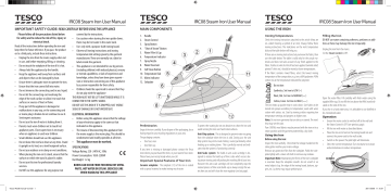 irons IRC08 Steam Iron User Manual | Manualzz