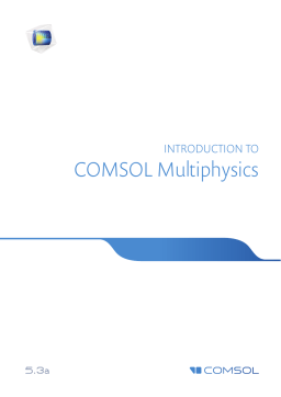 Comsol COMSOL Multiphysics - User manual, User Guide, installation Guide