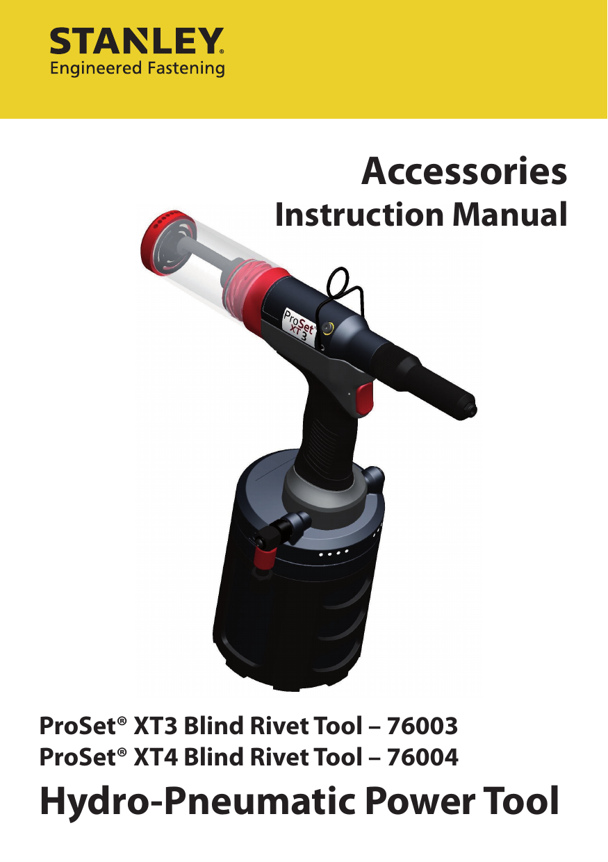Stanley ProSet XT3 Instruction manual | Manualzz