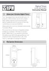 Digital Timer Slimline D817SLIMDP Instruction Manual | Manualzz