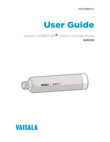 Carbon Dioxide Probe CARBOCAP GMP251 User Guide | Manualzz