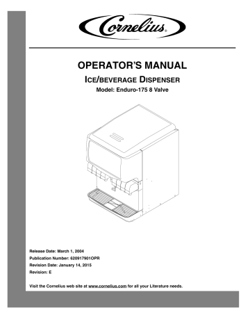 Cornelius ED175 manual | Manualzz