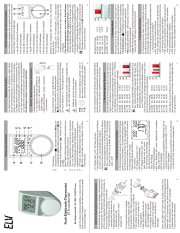 ELV ETH comfort 100 Thermostat User Manual | Manualzz