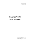 Nanosonics trophon EPR Wall Mount Instructions | AI Chat | Manualzz