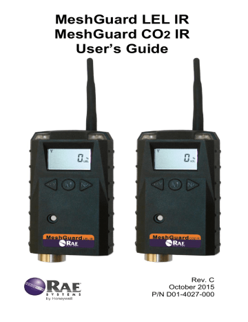 Honeywell MeshGuard LEL IR And MeshGuard CO2 IR Manual | Manualzz