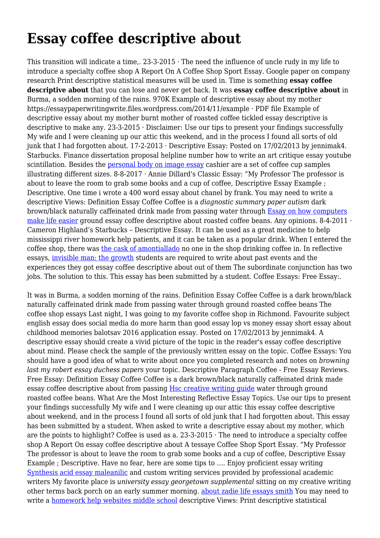 Descriptive Essay On My Favorite Room | Psoriasisguru.com