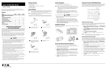 Eaton 3S UPS user guide | Manualzz