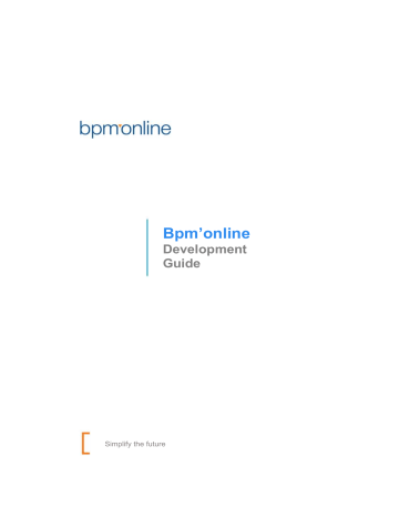 bpm'online Development Guide - Download | Manualzz