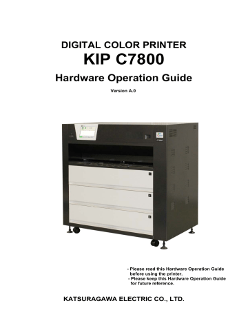 KIP KIP C7800 Hardware Operation Manual | Manualzz