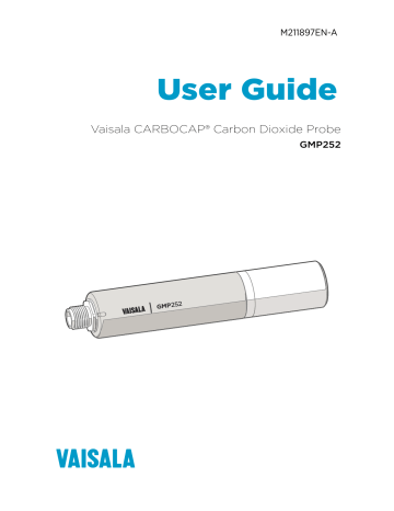 Vaisala GMP252 Carbon Dioxide Probe User Guide | Manualzz