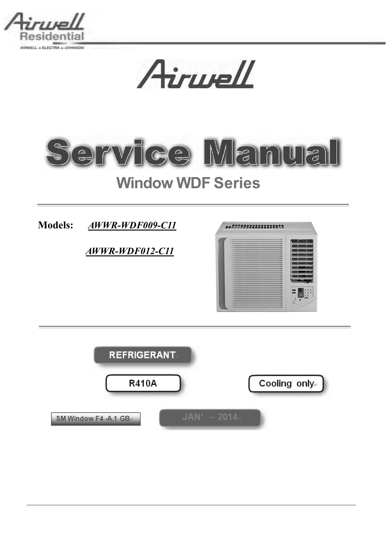 Airwell AWWR-WDF012-C12 Service manual | Manualzz