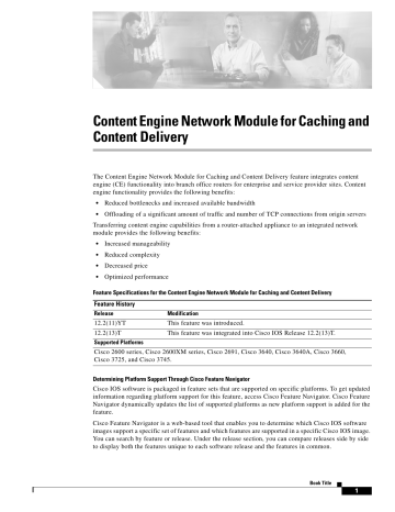 Cisco Content Engine Network Module Configuration Guide | Manualzz