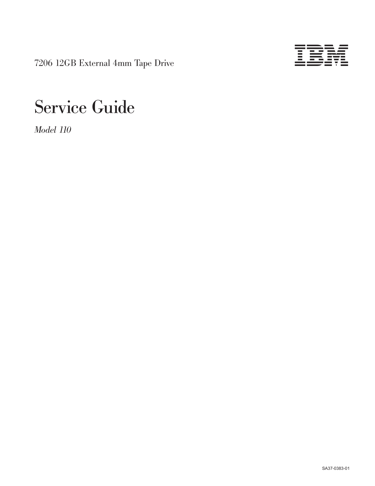 Service Guide Example